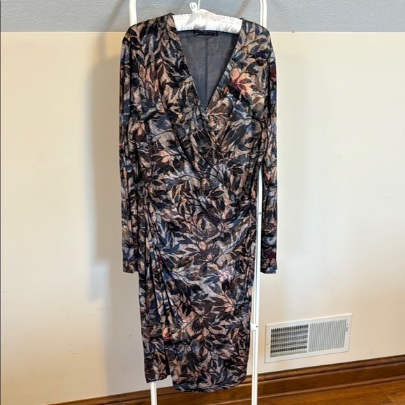 Peruvian Connection | Dresses | Peruvian Connection Faux Wrap Dress ...
